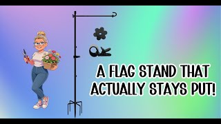 LCCBRO Garden Flag Stand No Spin for Outside 12 x 18 Flag Heavy Duty, Small Flag Holders for Yard an