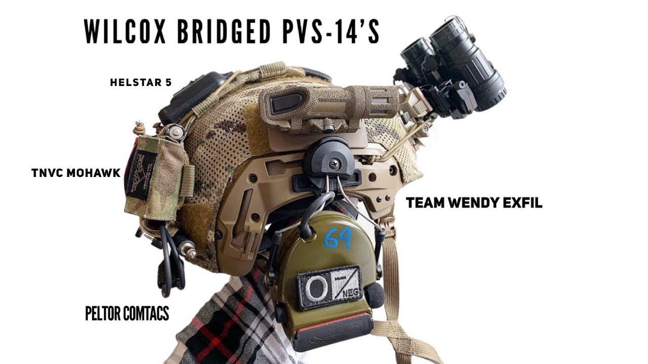 Dual PVS-14 NVG Helmet Setup - YouTube