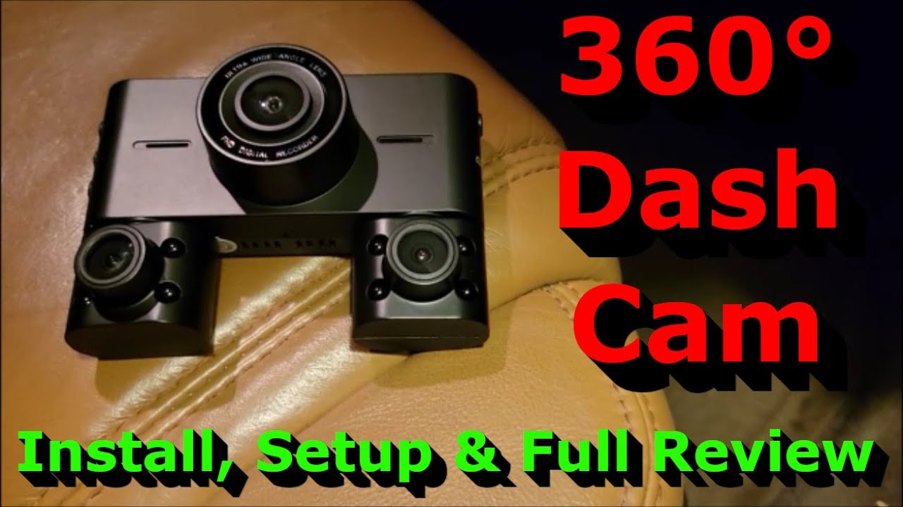 360° Dash Cam - Install, Setup & Full Review - 4 Channel Dashcam - YouTube