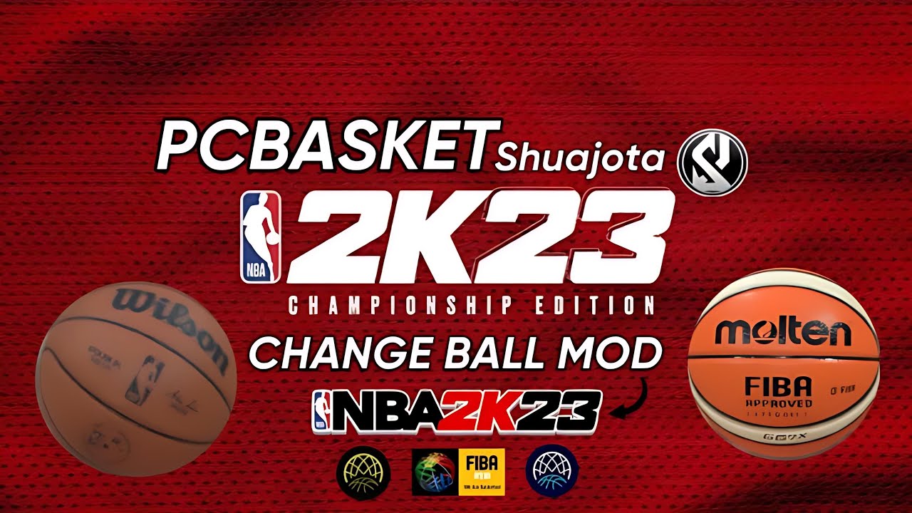 PCBASKET 2K23 CHANNGE BALL TUTORIAL ( MOLTEN BALL ) !! NBA2K23 - YouTube