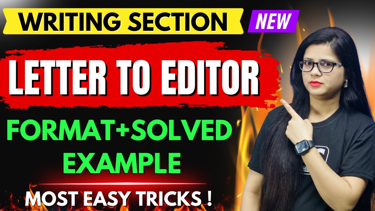 Letter toEditor | How to Write a Letter Editor | Format with Solved ...