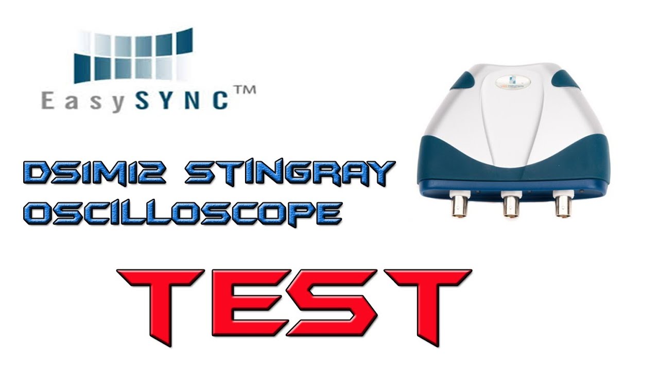 EasySync - Stingray DS1M12 USB Osciloscope - ripple measurments - YouTube