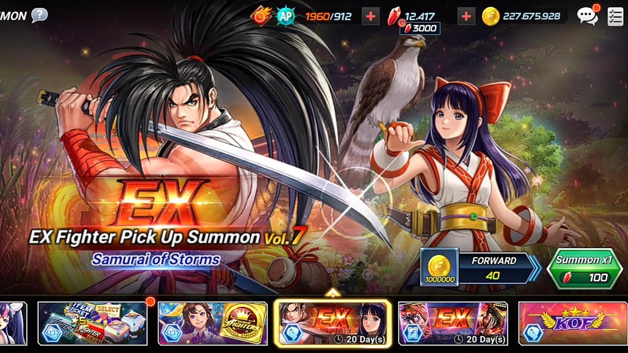 King of fighters All Star My Main Acc Kof 15 Summon [15k Ruby+]🎬🎬🎬 ...