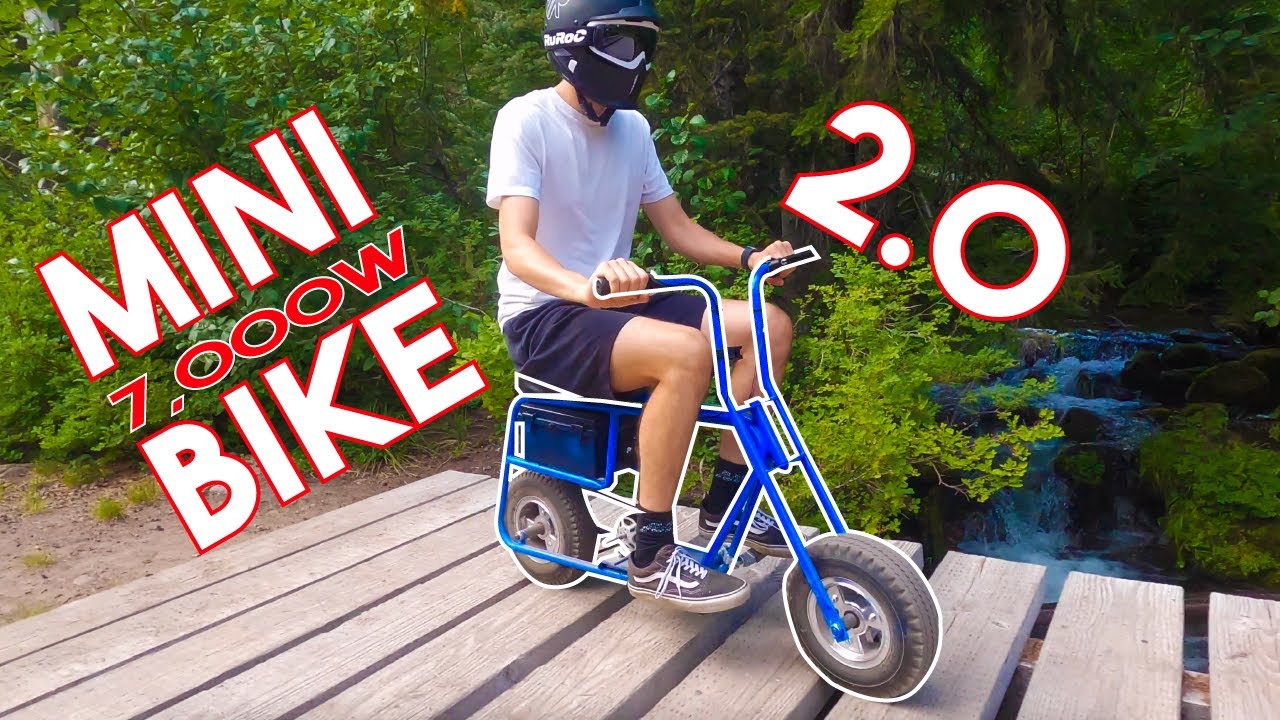 DIY Electric Mini Bike - 7000W Insane Mini Bike Teaser - YouTube