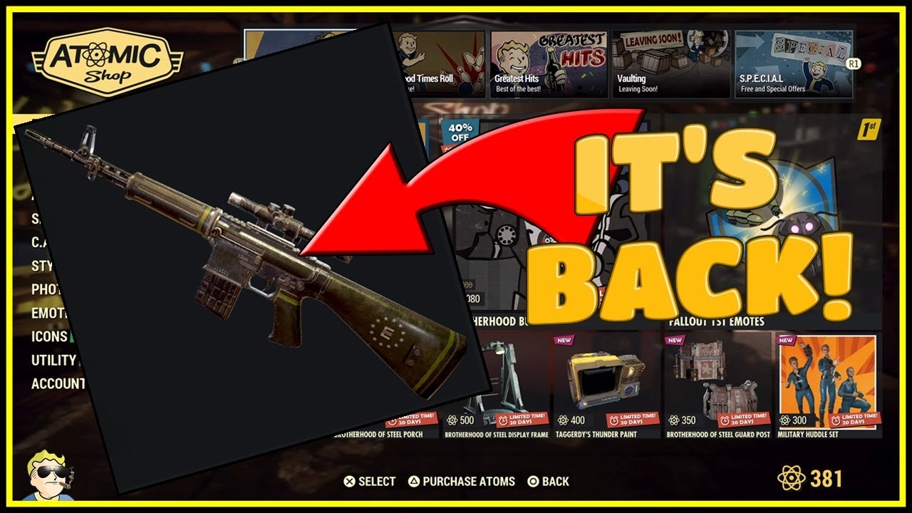 Atomic Shop Update (July 11, 2023) - Fallout 76 - YouTube