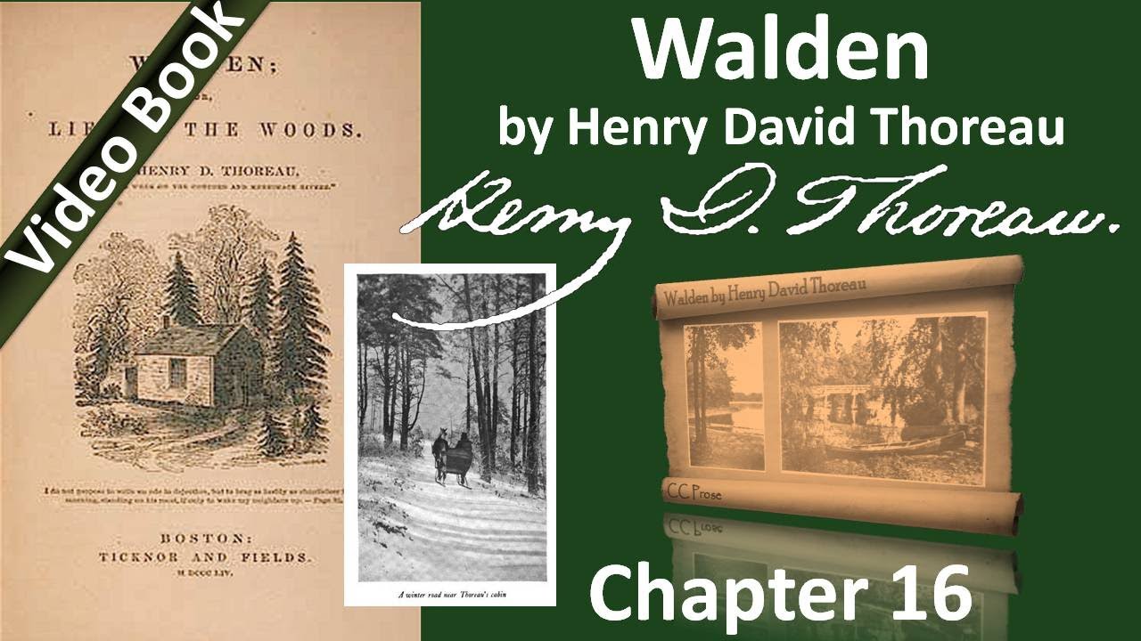 Chapter 16 - Walden by Henry David Thoreau - The Pond in Winter - YouTube