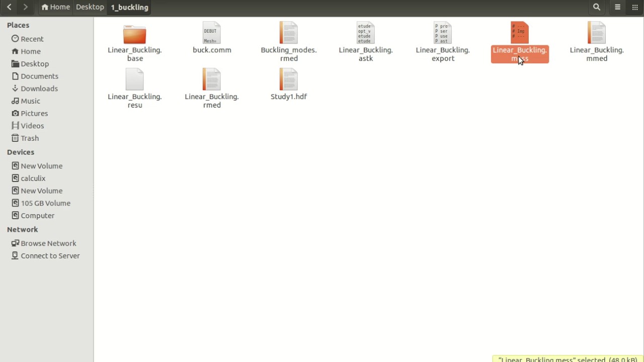 Code Aster 9 Buckling Analysis - YouTube