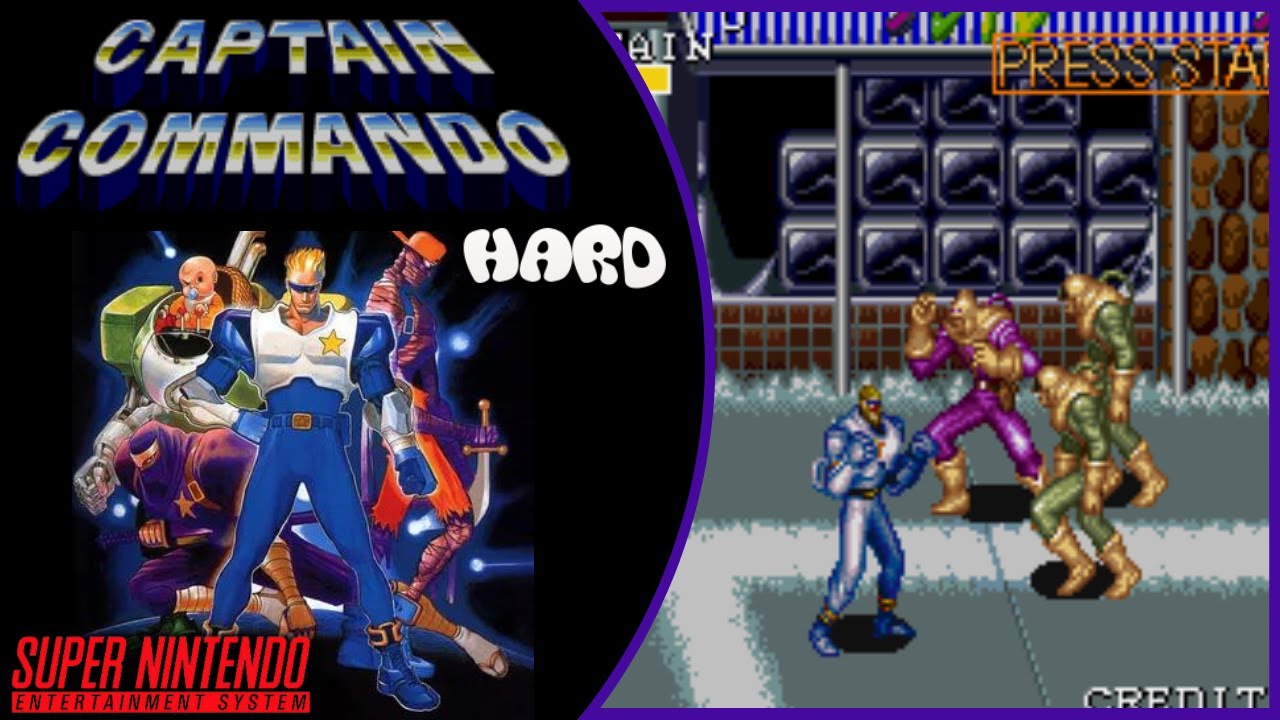 CAPTAIN COMMANDO (SNES) - HARD NO DEATH - FINALIZANDO COM TODOS - YouTube