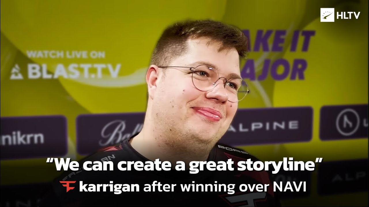 karrigan on beating NAVI: "It literally felt like a playoff game" - YouTube