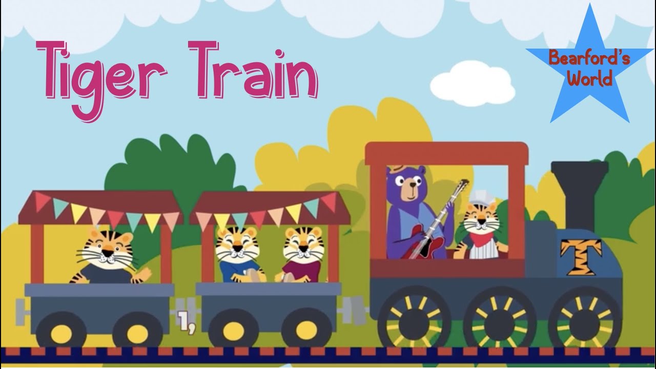 Bearford's World || Tiger Train || Pillow Fort Kids TV - YouTube