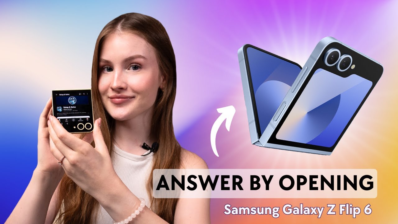 How to Answer Calls by Opening Your Samsung Galaxy Z Flip 6: Quick ...