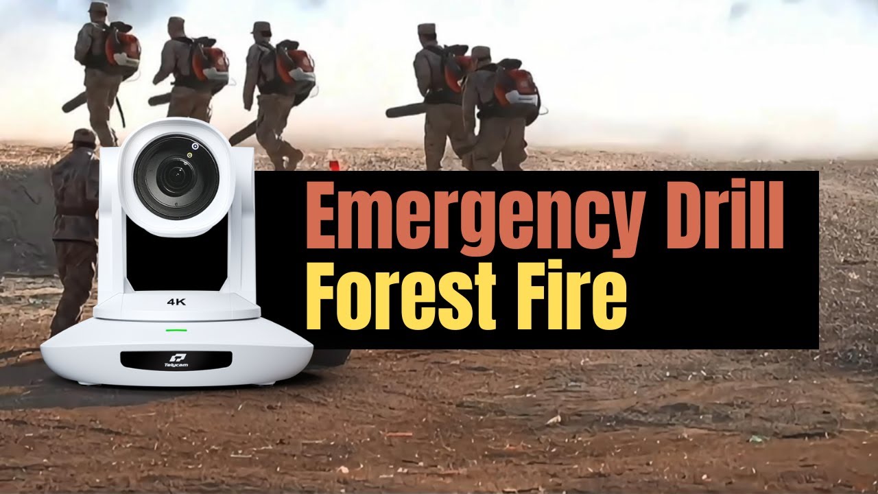 Telycam Story: Real-time Forest Fire Drill with Vision+ 4KN 30X - YouTube