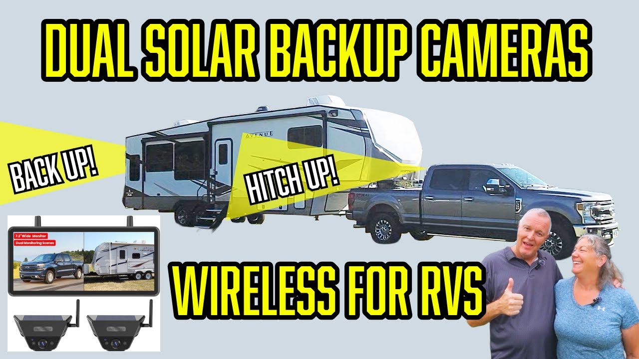 Best Dual Magnetic Solar Backup Cameras Full Install & Test AUTOVOX ...