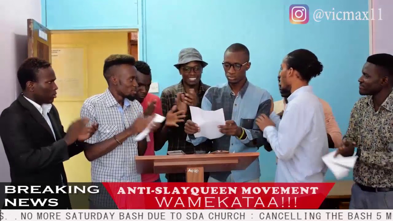 Breaking news (Vine): Anti Slay queen movement press conference Kenya ...