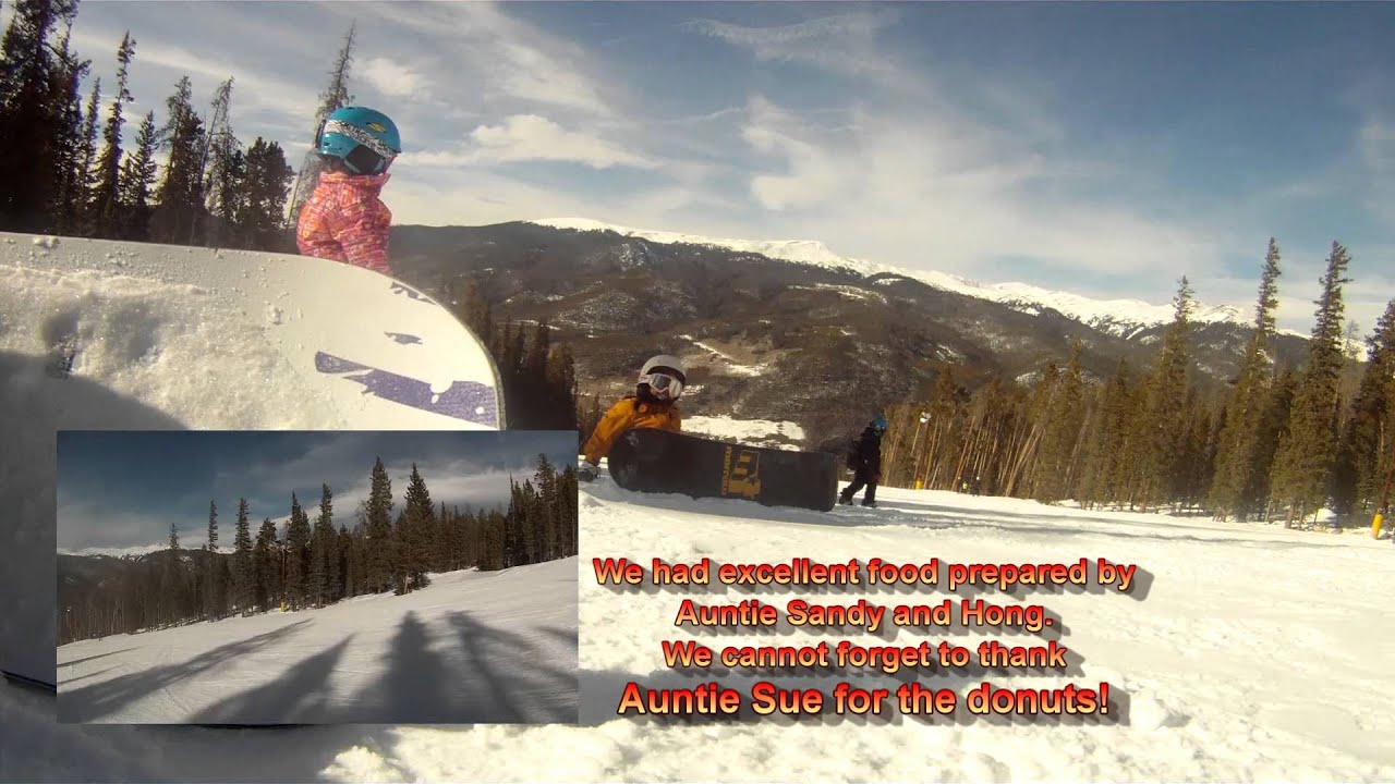 Spring Break Snowboarding Keystone March 2013 with the Lams - YouTube