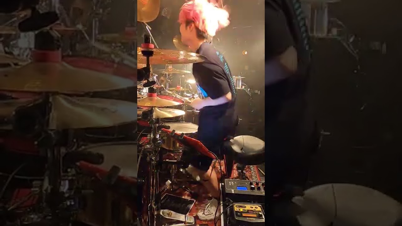 Hibiki Live Drum Cam Part 1 #shorts - YouTube