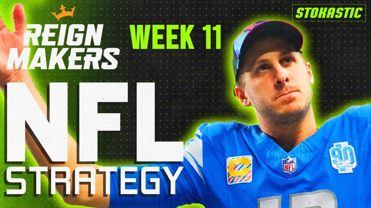 DraftKings NFL Reignmakers | Week 11 NFL DFS Picks & Predictions - YouTube