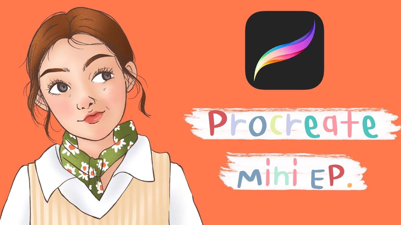 Procreate [Mini EP.] #วาดรูป #procreate #procreateart - YouTube