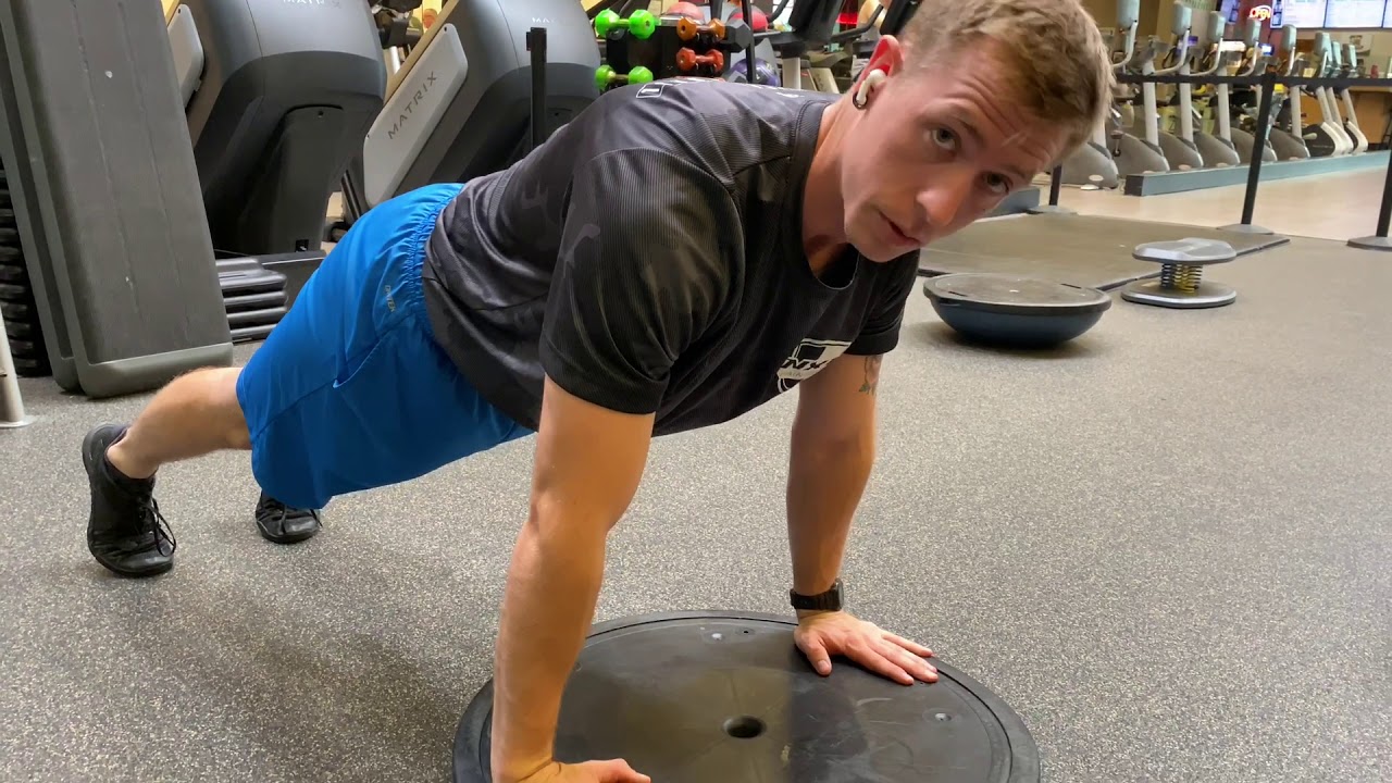 BOSU Ball Pushups - YouTube