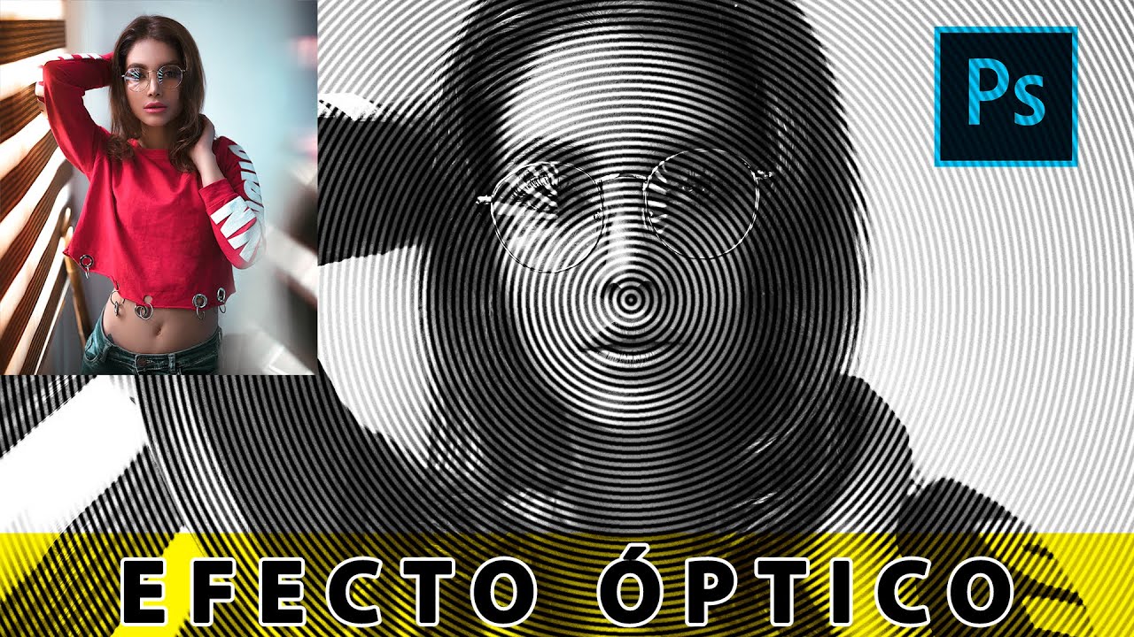 Efecto Óptico Circular con Photoshop | Superfácil - YouTube