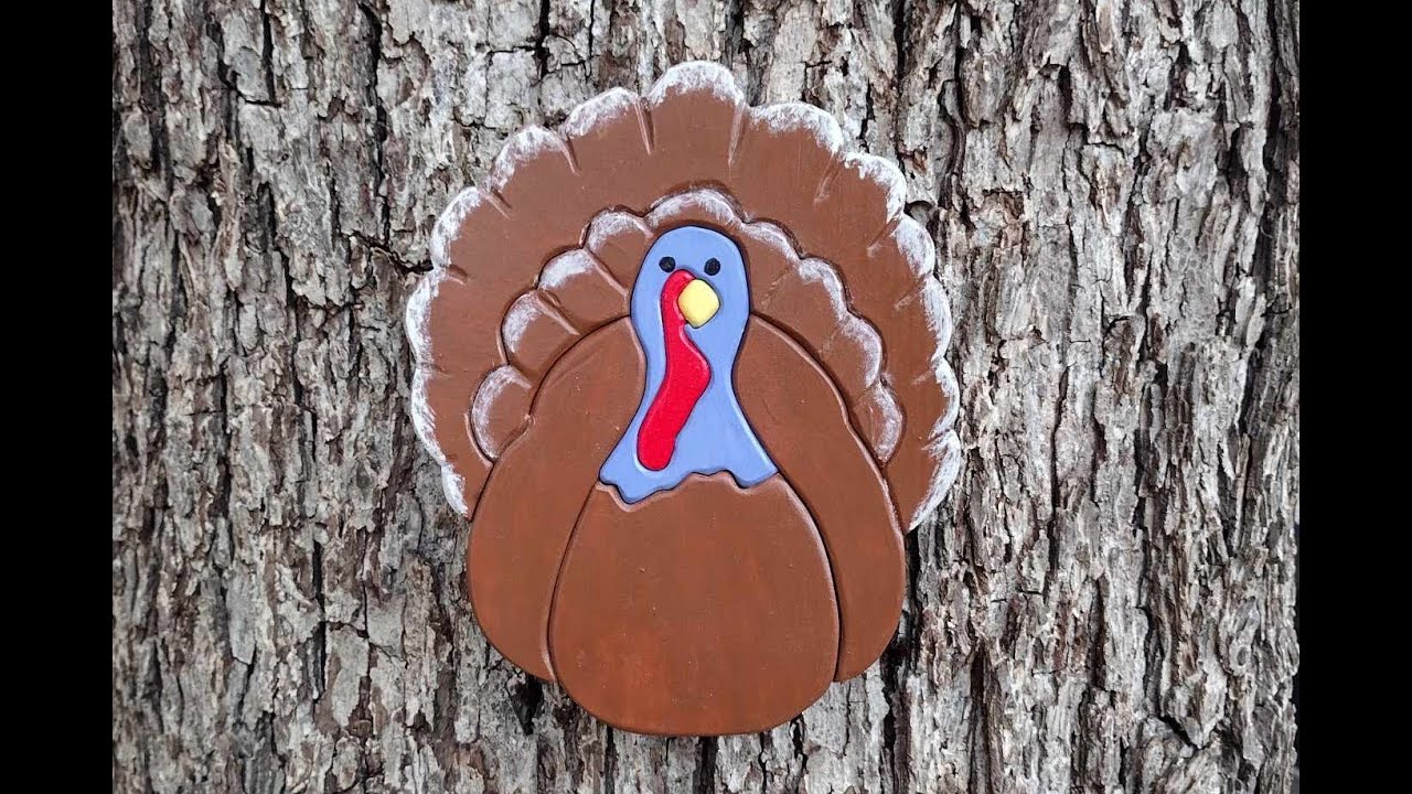 Segmented Turkey, Thanksgiving Scroll Saw Project - YouTube