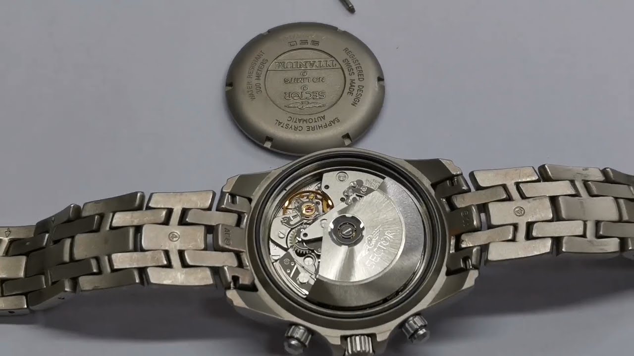 Sector Mechanical Watch Cal.7750 Movement is Disassembly & Maintenance ...