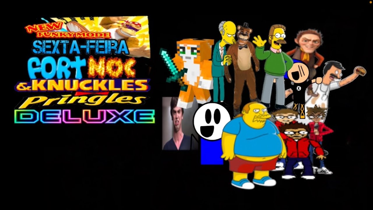 Sexta-Feira Fort Nox & Knuckles Pringles Deluxe with New Funky Mode FNF Mod Trailer - YouTube