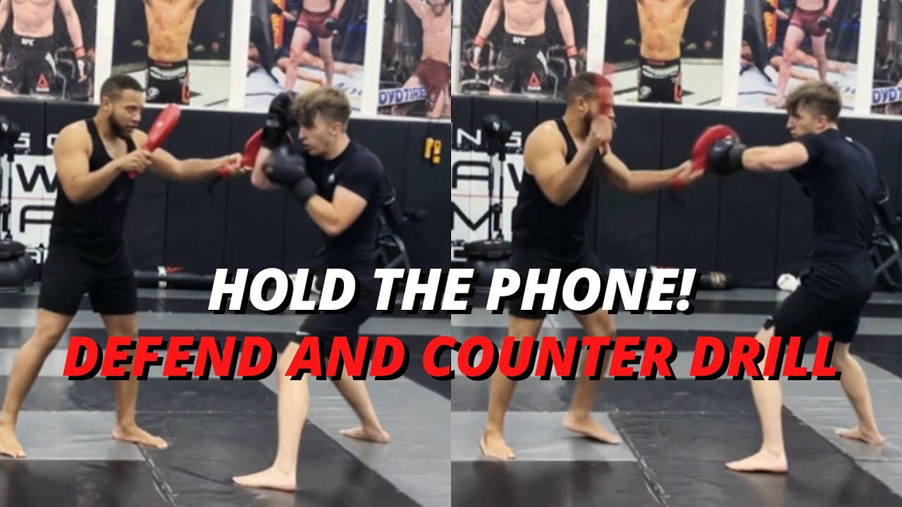 HOLD THE PHONE! Boxing Catch and Counter Drill! #boxing #kickboxing # ...