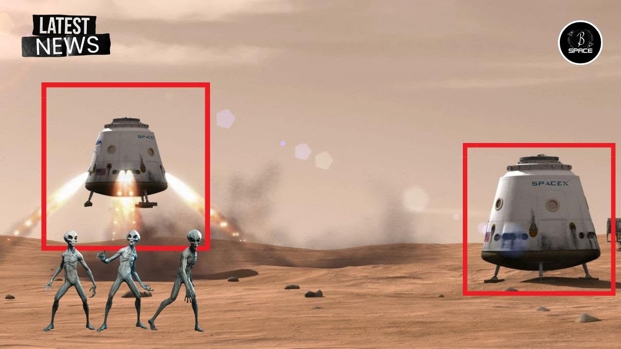 Mars Perseverance Rover Captures Spacecraft Piloted by Gray Creatures ...