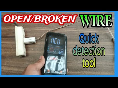 Paano Malalaman ng Mabilis ang Putol/ OPEN na Bahagi ng Wire? - YouTube
