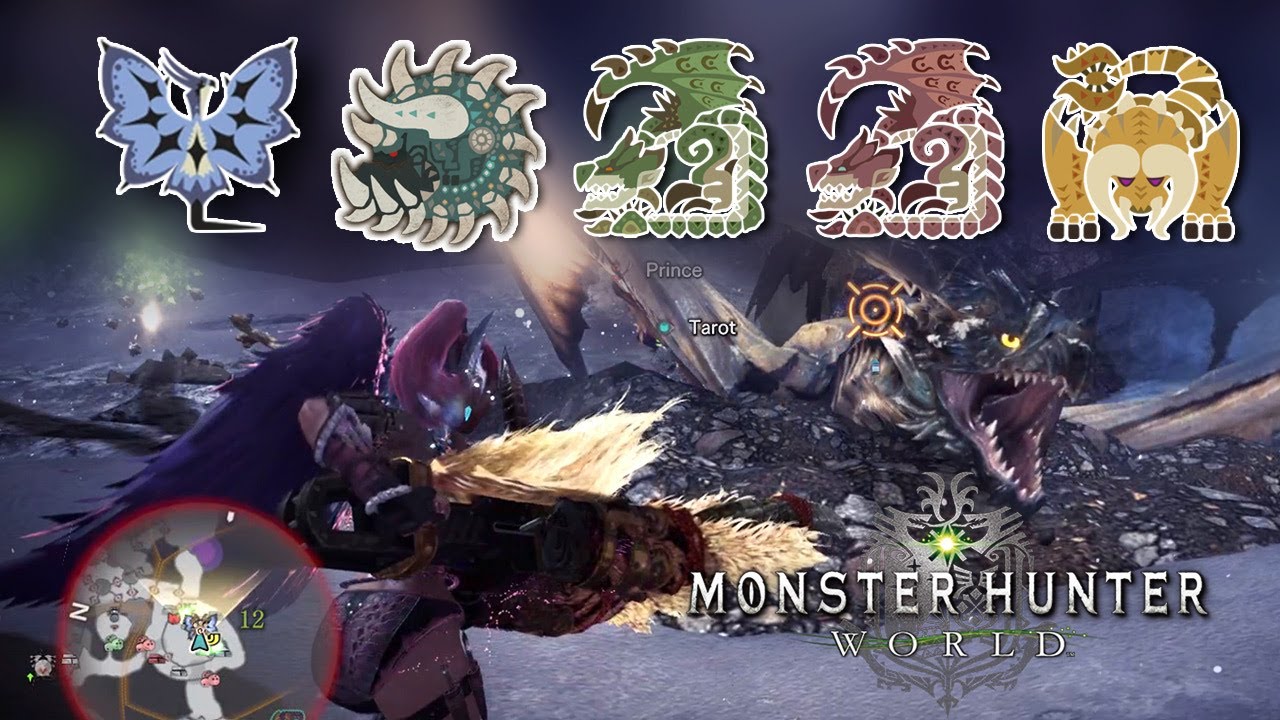 Monster Hunter World: 5 Hunts (1080 60fps / Xbox Series X) - YouTube