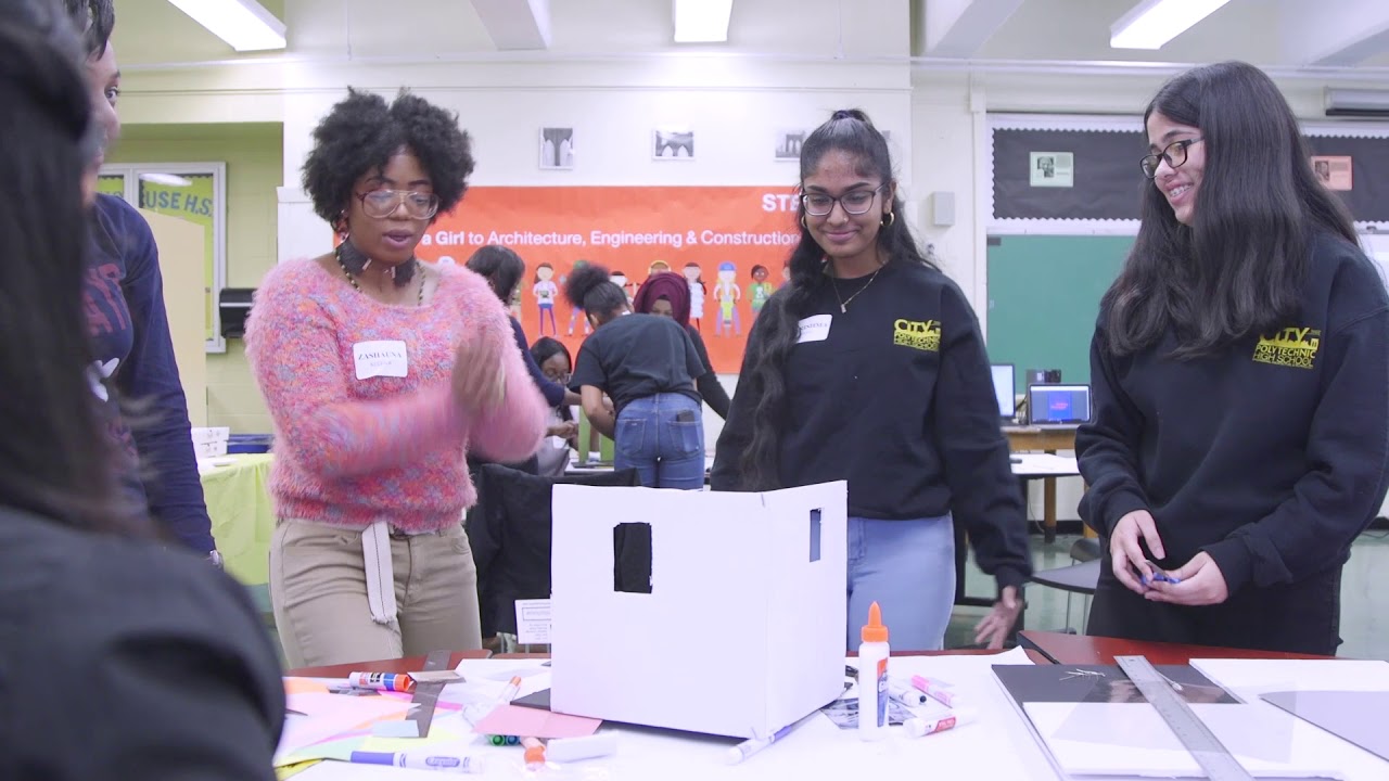 STEAM visits City Polytechnic High School in Brooklyn - YouTube