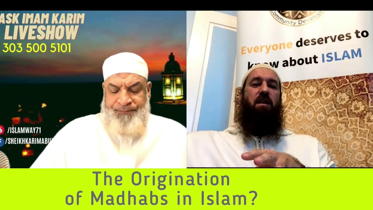 The origination of Madhabs in Islam? | Karim AbuZaid - YouTube