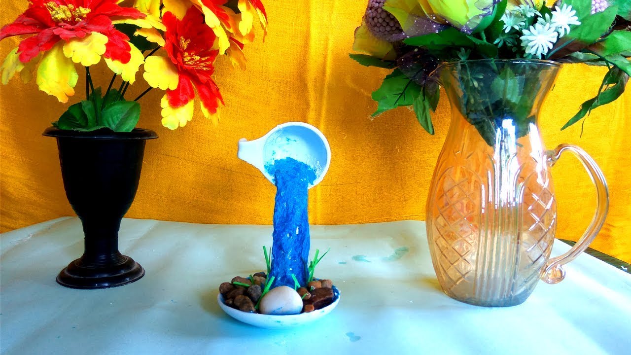 Craft Showpiece DIY | Showcase | Best out of waste | Kaivinai Porutkal ...