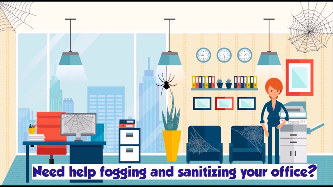 Office Fogging & Sanitizing Services - YouTube