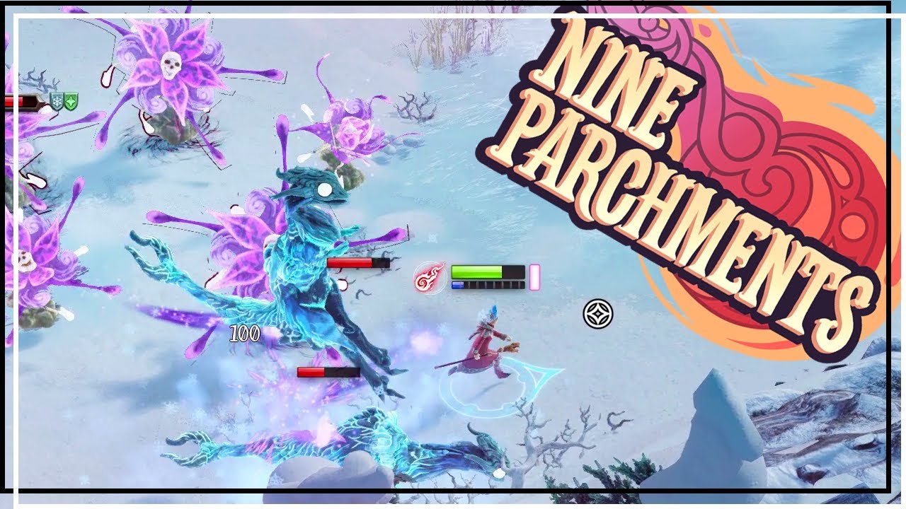 Nine Parchments single player - Ep 3 Great leaping ice chickens! - 9 ...