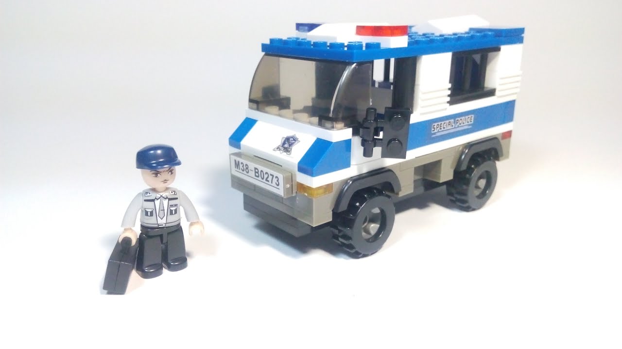 [unboxing] Sluban Police M38-B0273 - Prisoner Transporter - YouTube