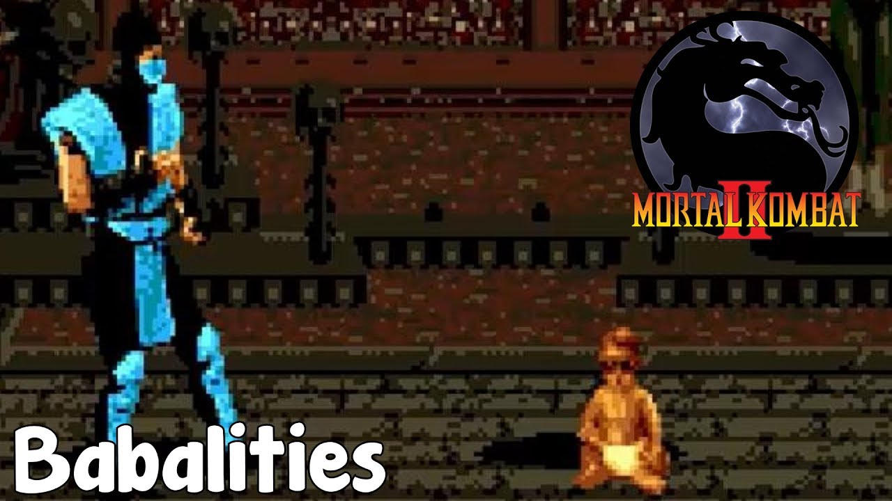 Mortal Kombat 2 (Sega Genesis) All Babalities - YouTube