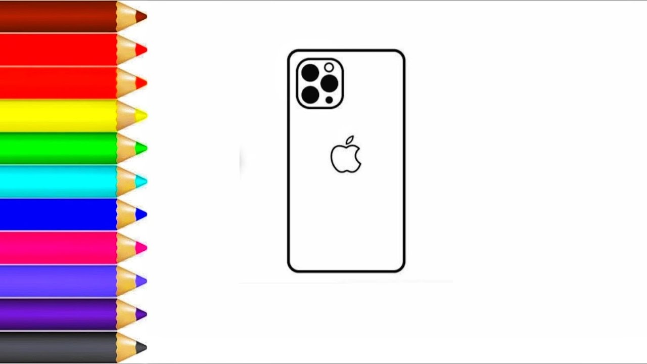 How to Draw I phone easy Step-by-step/ Yaskidsdrawing/ - YouTube