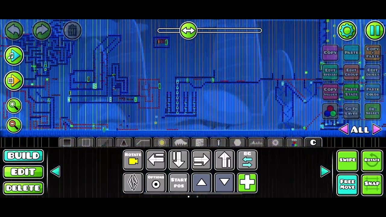My GD level layout :D - YouTube