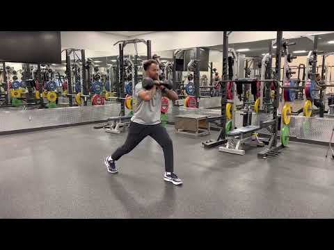 KB Front Rack Split Squat Iso - YouTube