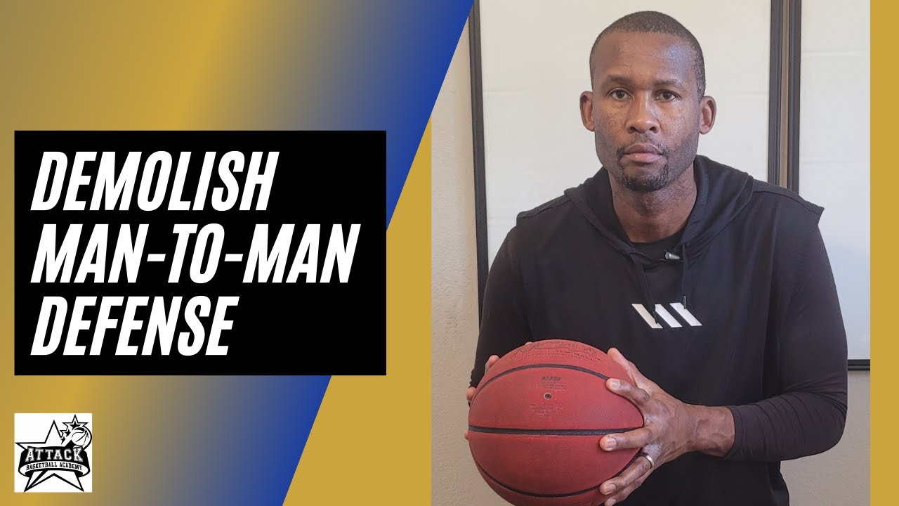How to Attack Man to Man Defense in Basketball - YouTube
