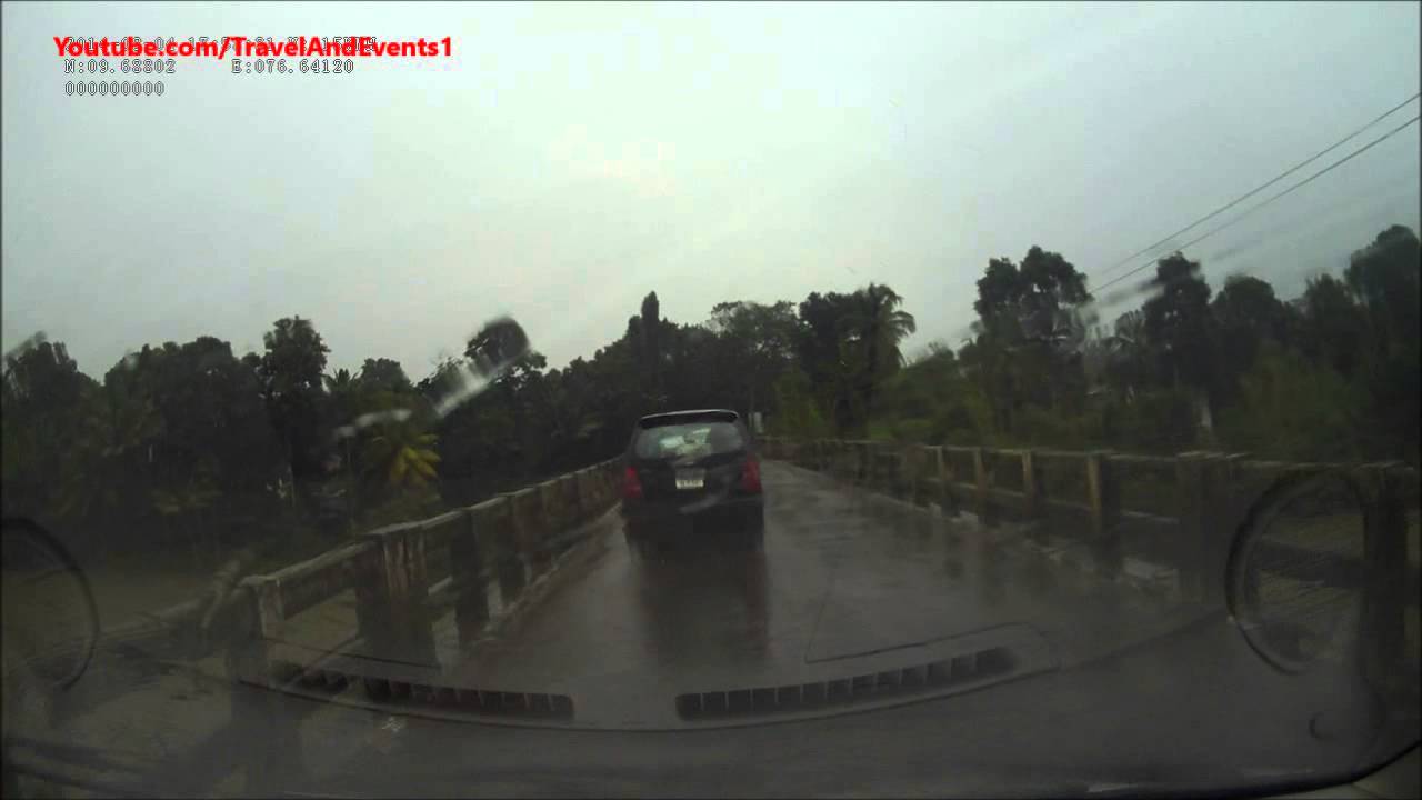 Cherpunkal bridge across Meenachil River - Kottayam District - YouTube