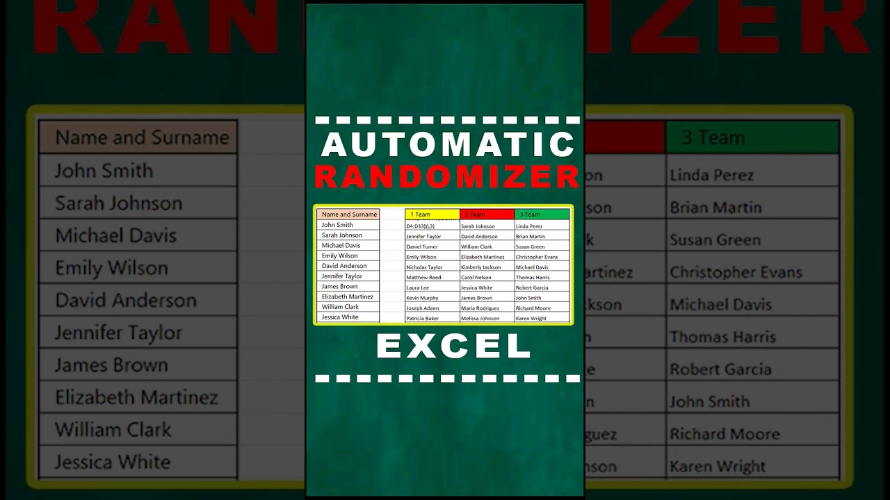 How To Generate Random In Excel Excel Tutorial YouTube How To Generate Random In Excel Excel Tutorial YouTube