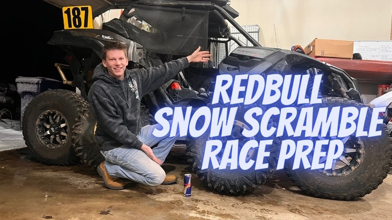RedBull Snow Scramble Race Prep - Introducing Our Can Am X3!!!! - YouTube