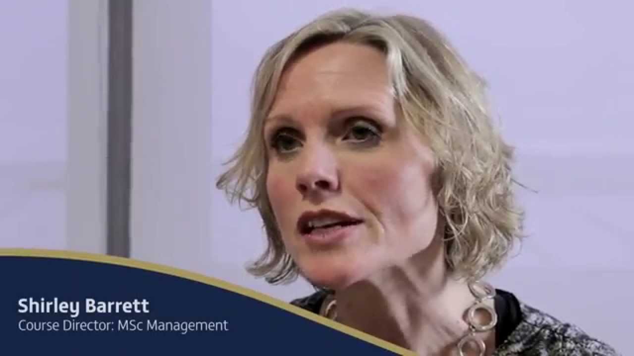 Course Director Profile: Shirley Barrett - MSc Management - YouTube