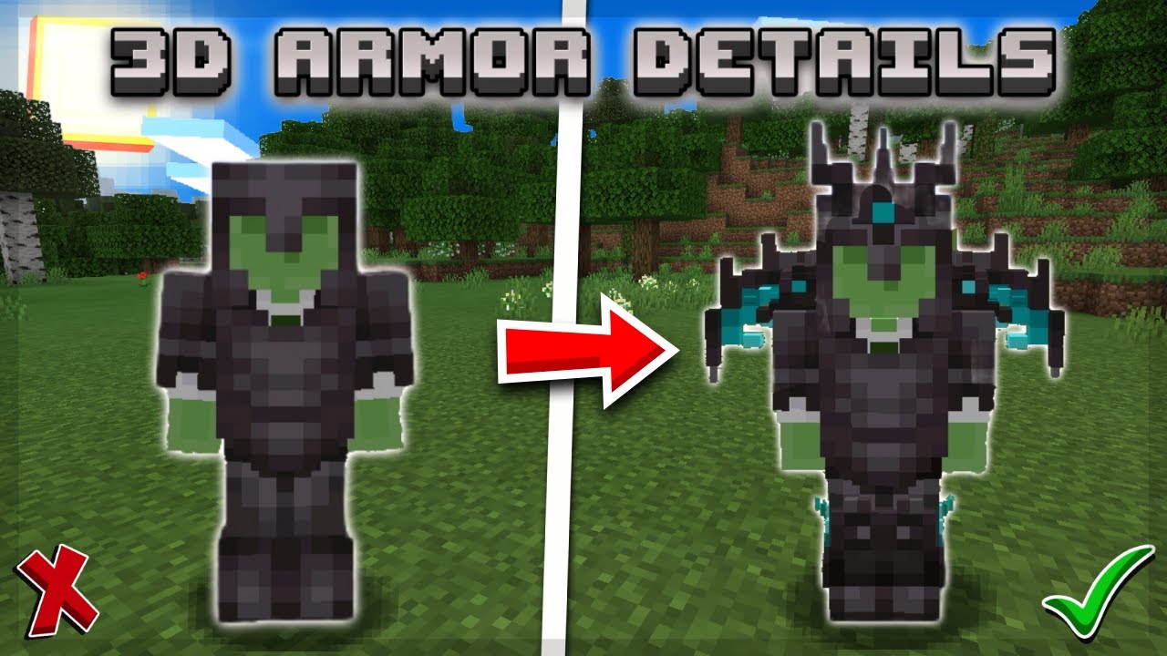 Download da Textura 3D ARMOR DETAILS para o Minecraft PE/BEDROCK 1.21 ...
