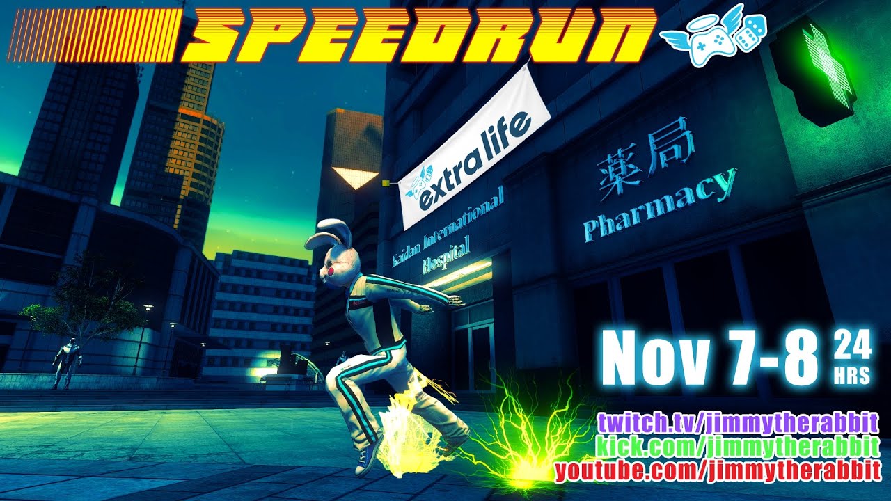 24 hour speedrun stream !ExtraLife - YouTube