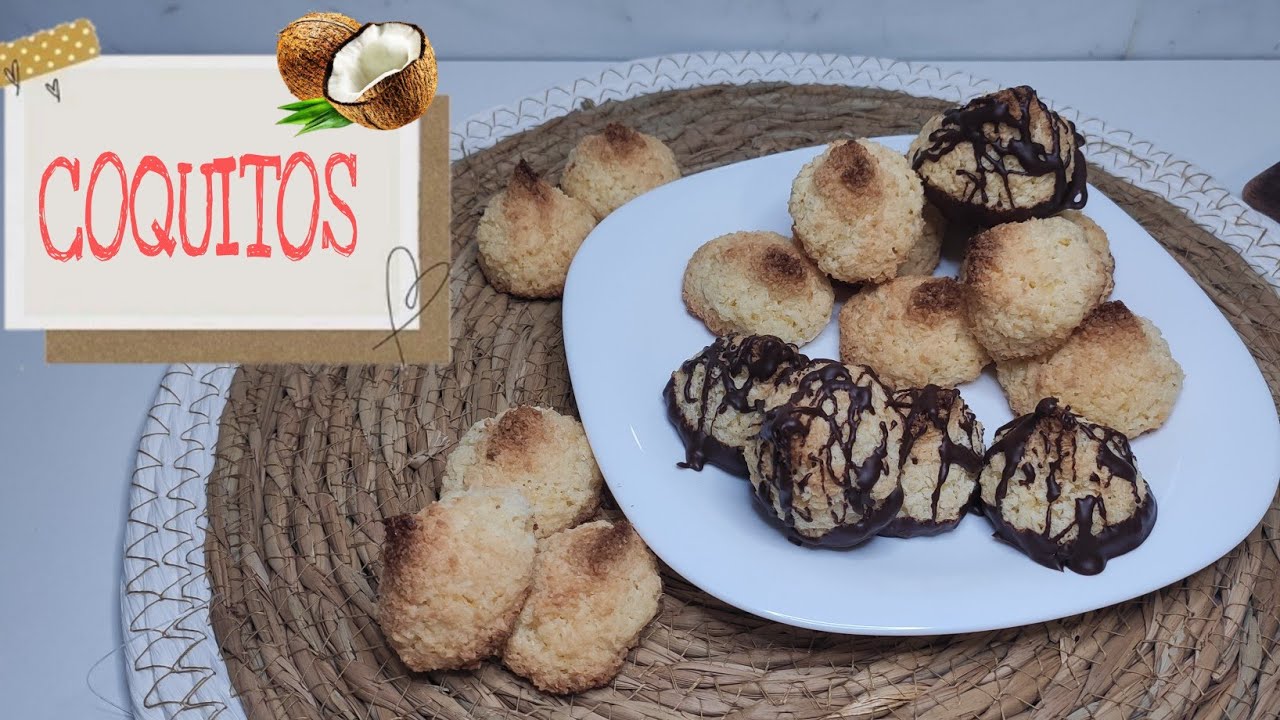 COQUITOS 3 ingredientes galletas de COCO COCADAS SULTANAS receta fácil ...