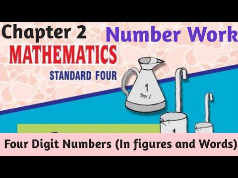 State board 4th standard Maths Chapter 2 | Number Work | Four Digit ...